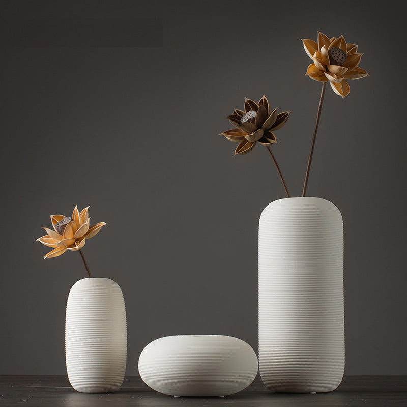 Modern Ceramic Vase Set - Elevate Your Home Decor – Vella and Co